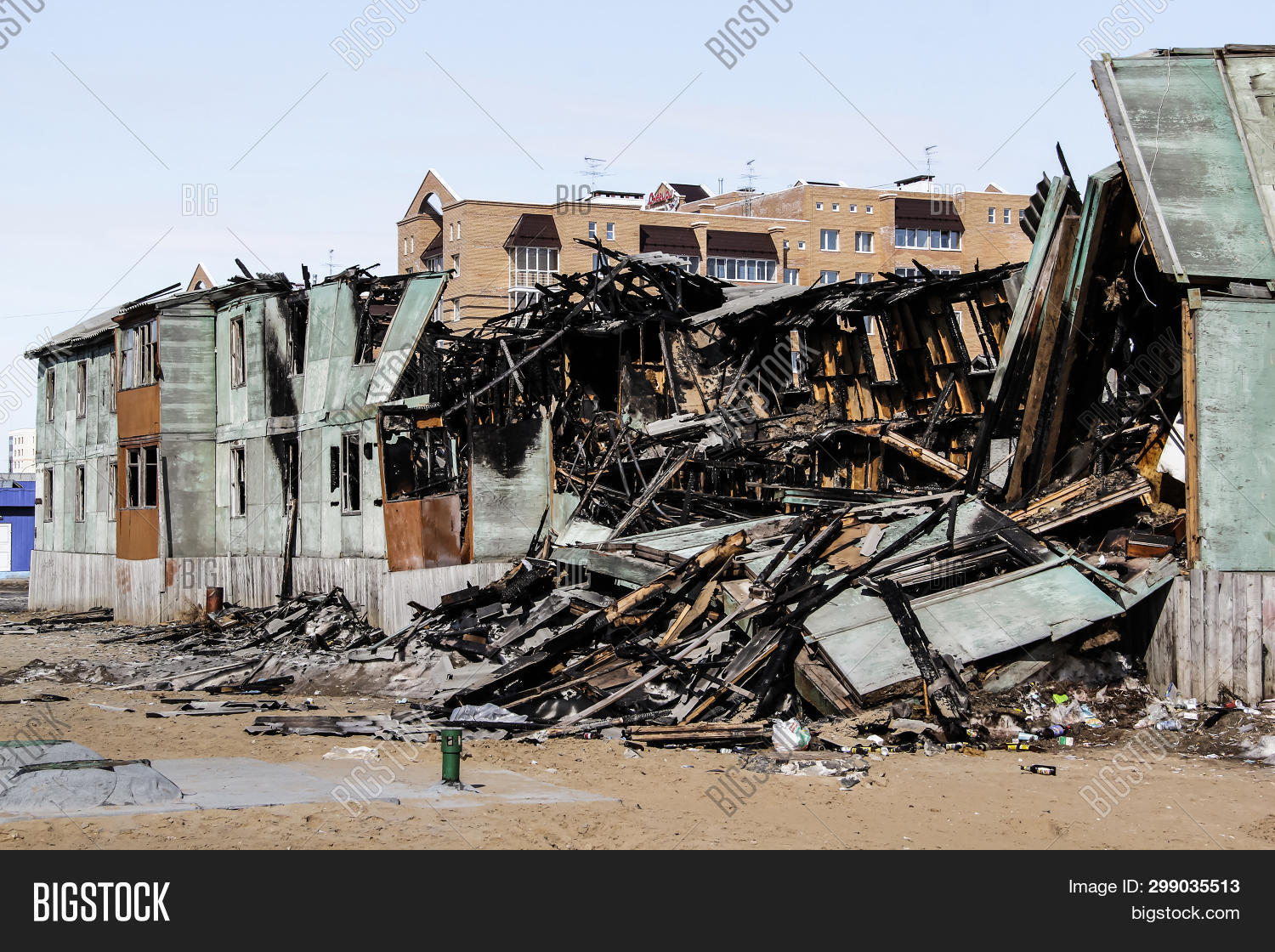 Aftermath Fire Old Image & Photo (Free Trial) | Bigstock