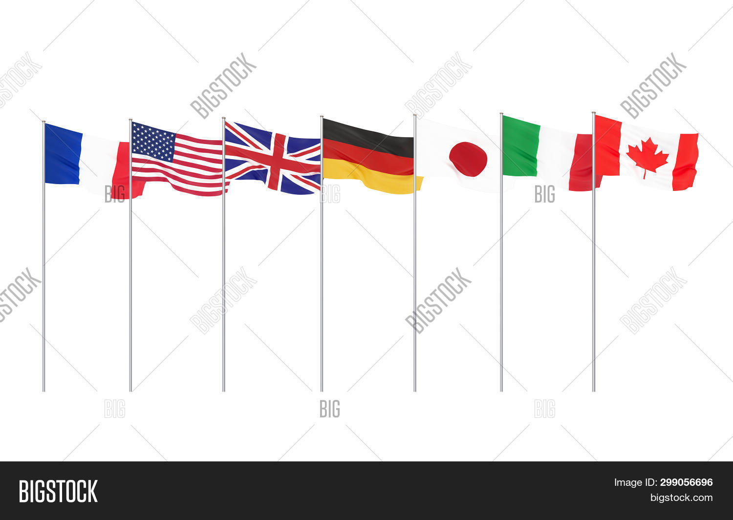 G7 Flags Silk Waving Image & Photo (Free Trial) | Bigstock