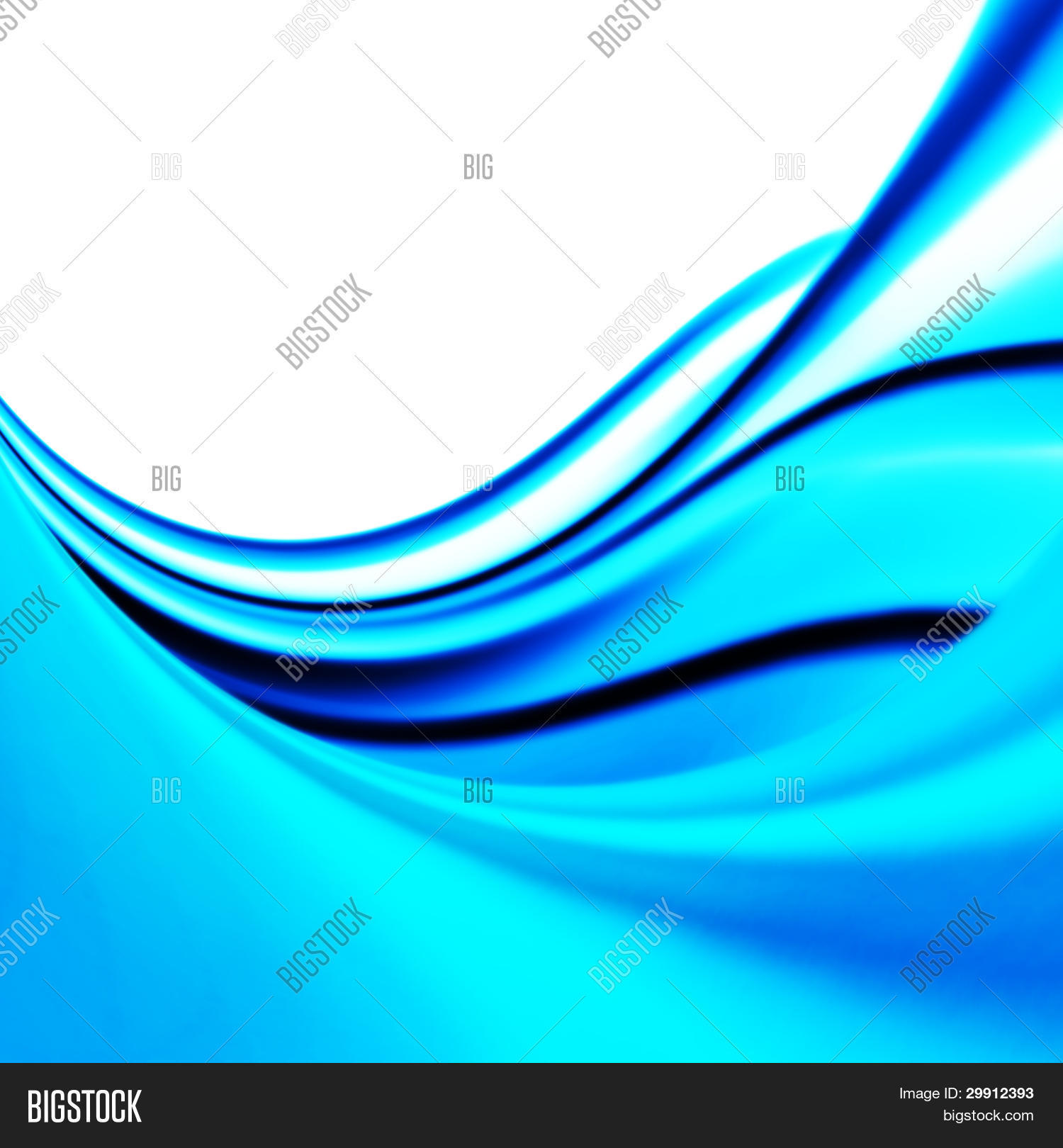Blue Waves Design Image & Photo (Free Trial) | Bigstock