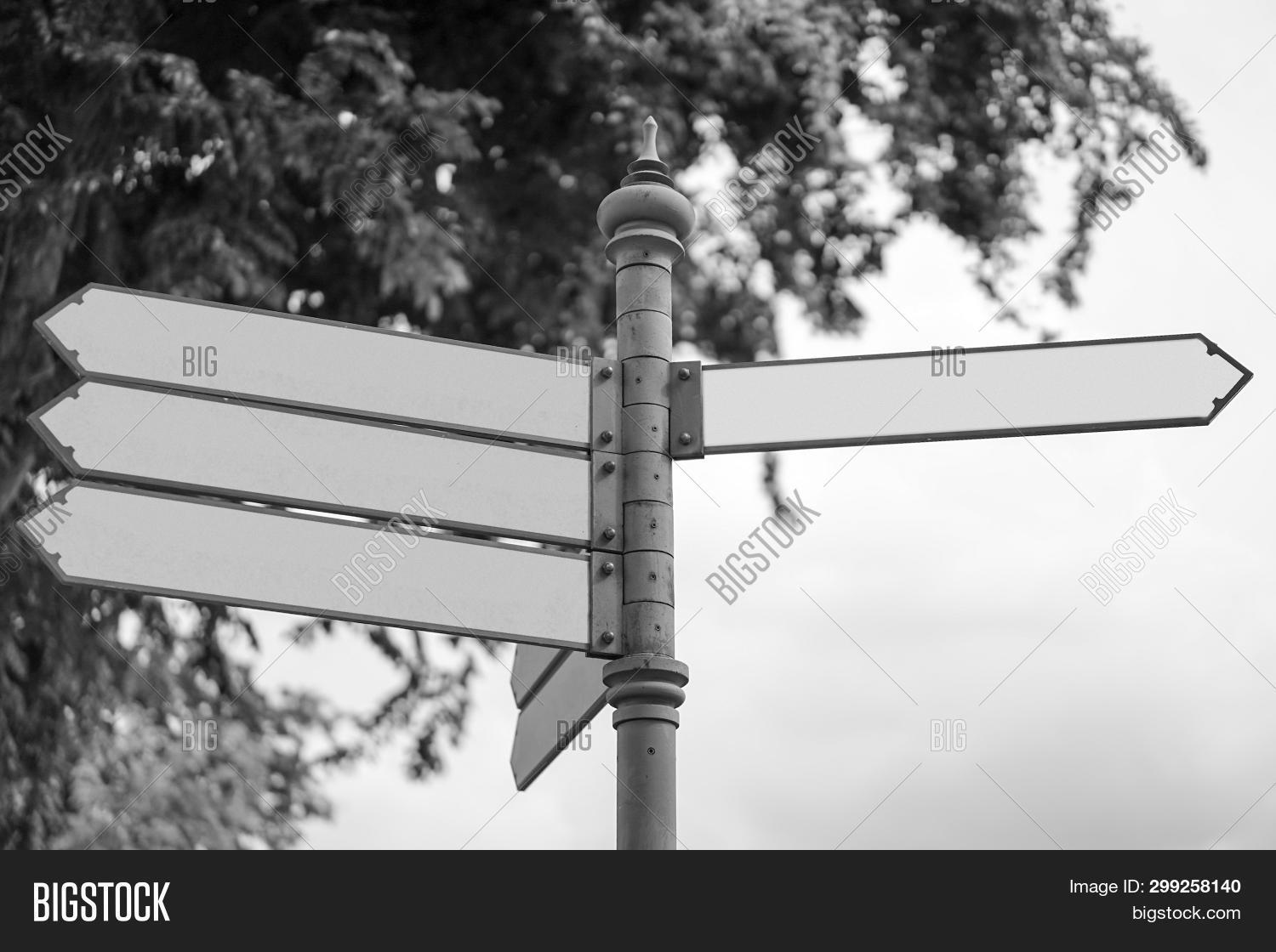 Black White Direction Image & Photo (Free Trial) | Bigstock