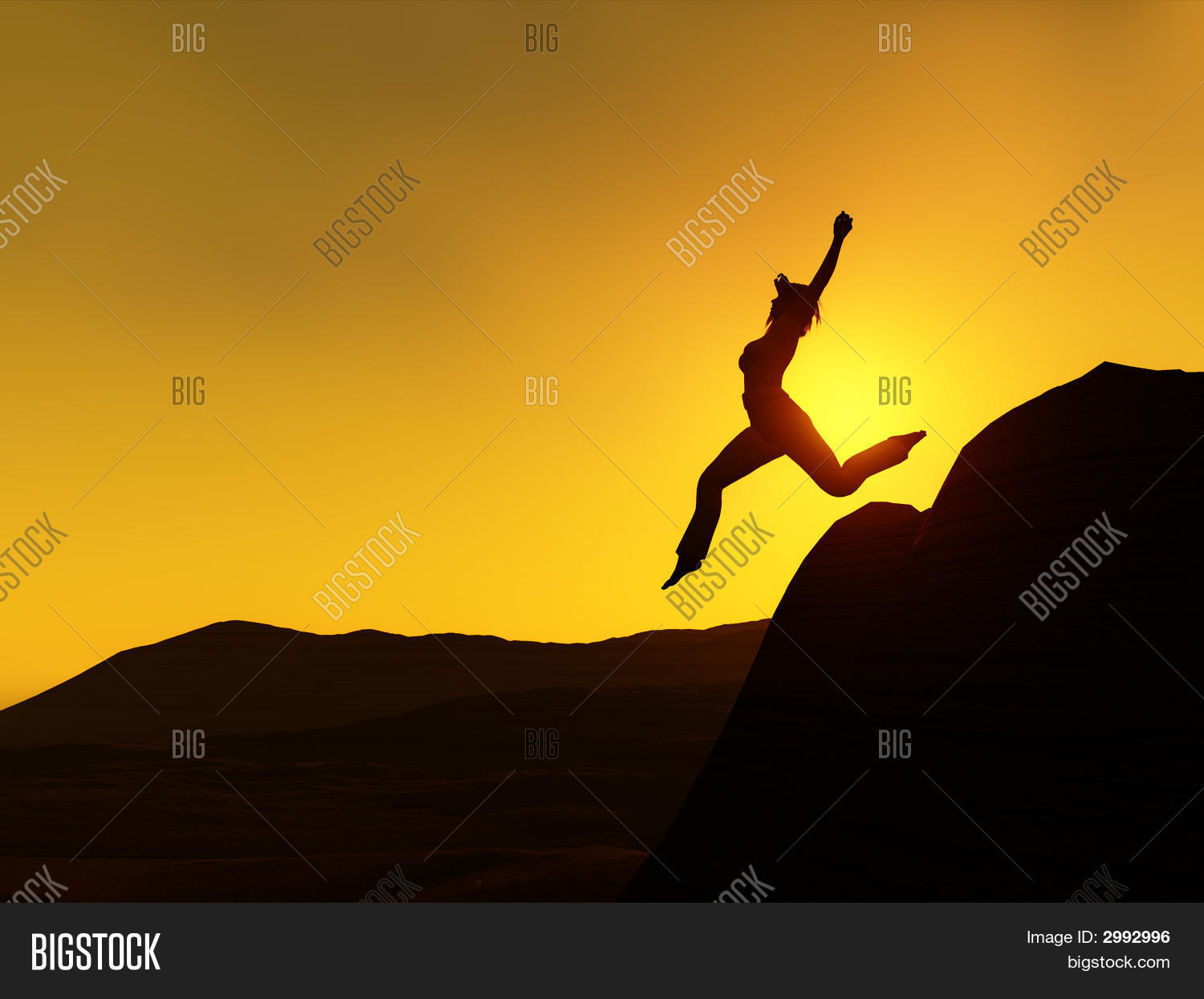 Woman Jumping Image & Photo (Free Trial) | Bigstock