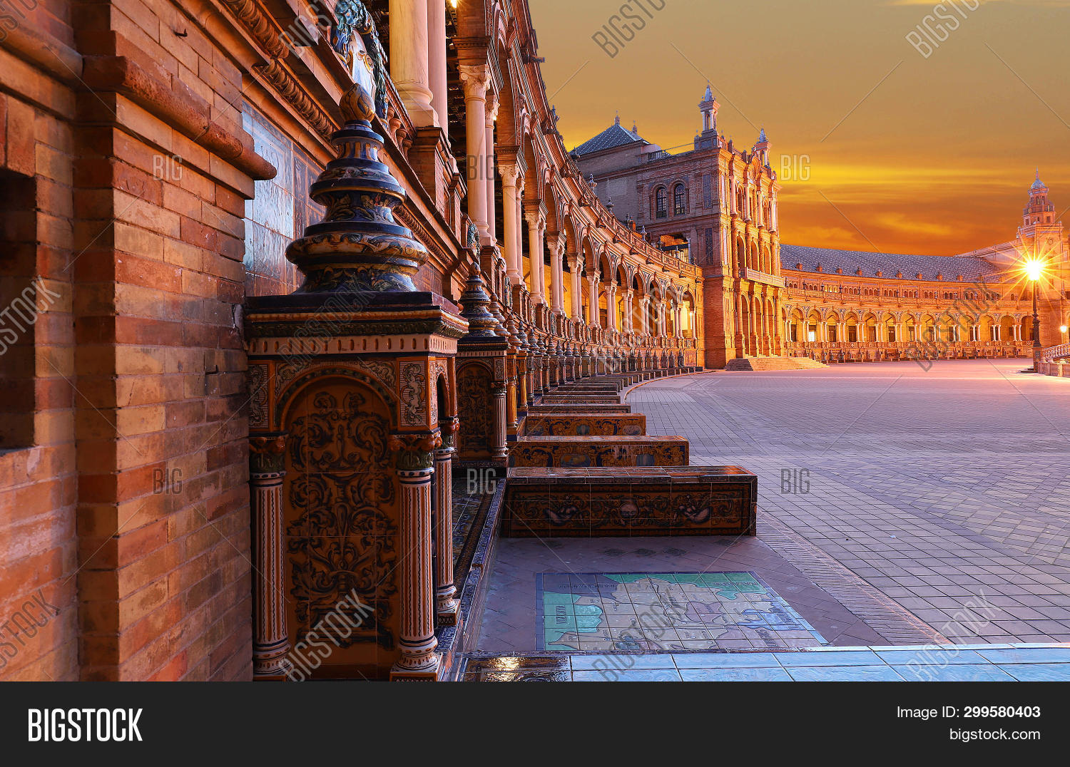 Spain Square-plaza De Image & Photo (Free Trial) | Bigstock