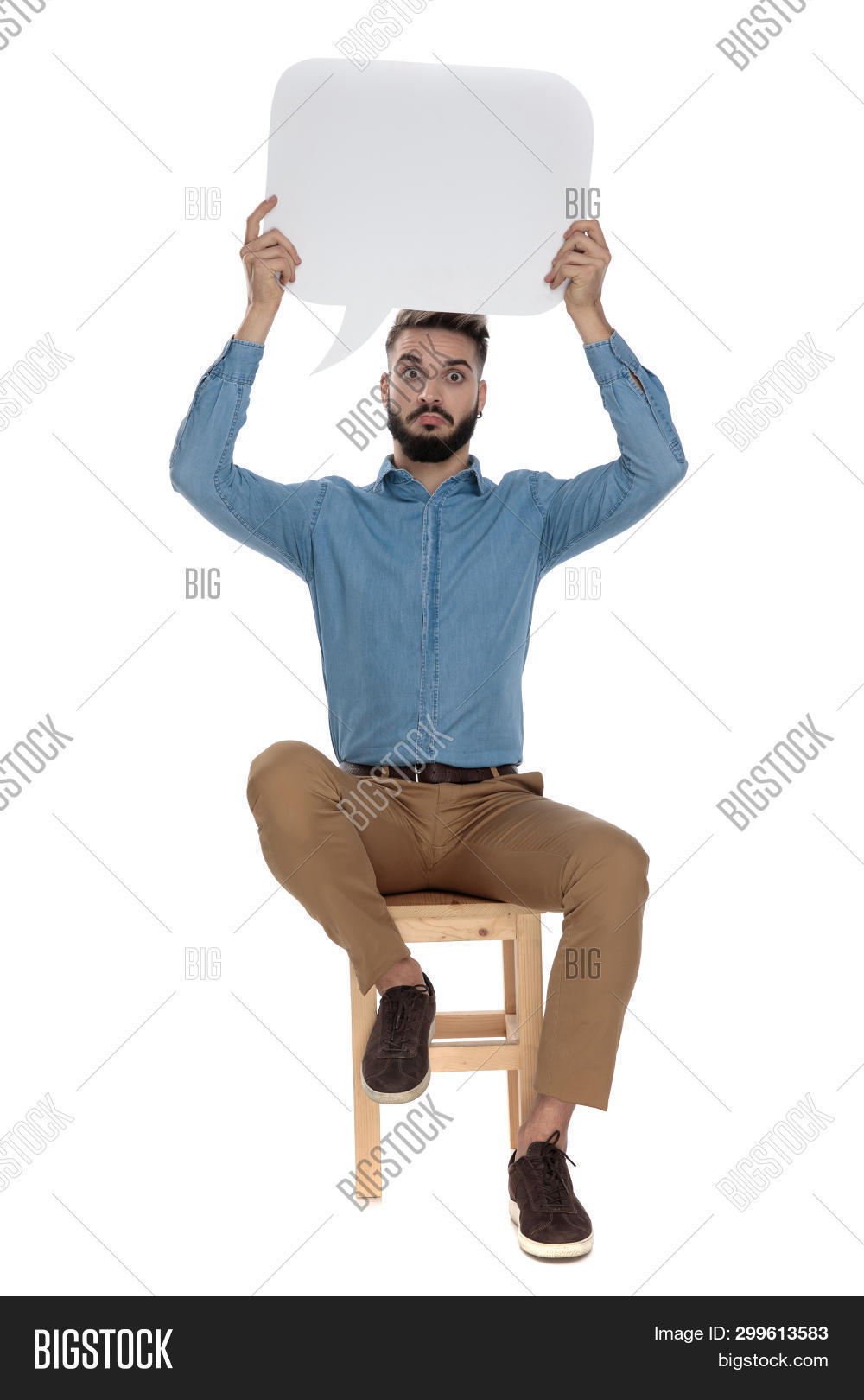 Goofy Man Blue Jeans Image & Photo (Free Trial) | Bigstock