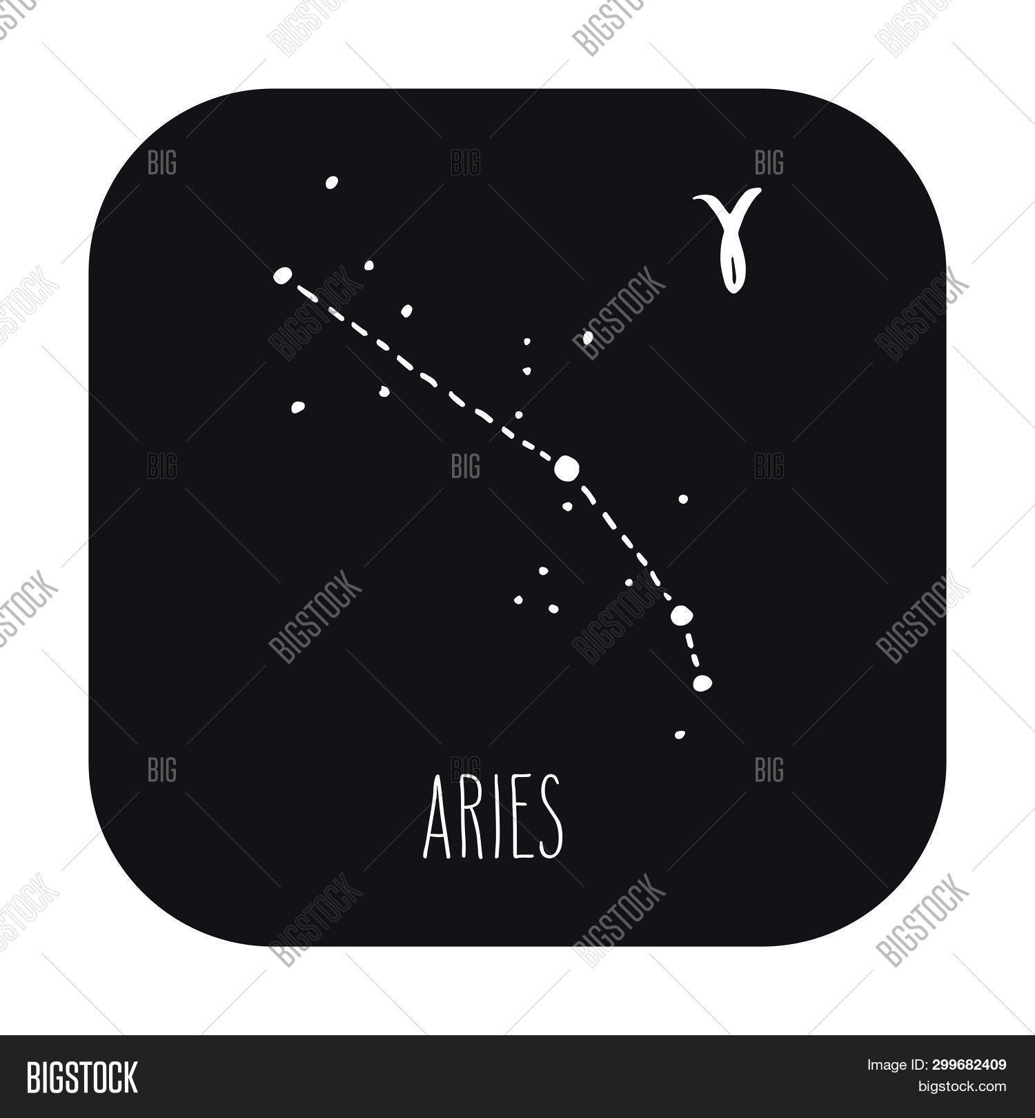 Aries Hand Drawn Vector & Photo (Free Trial) | Bigstock