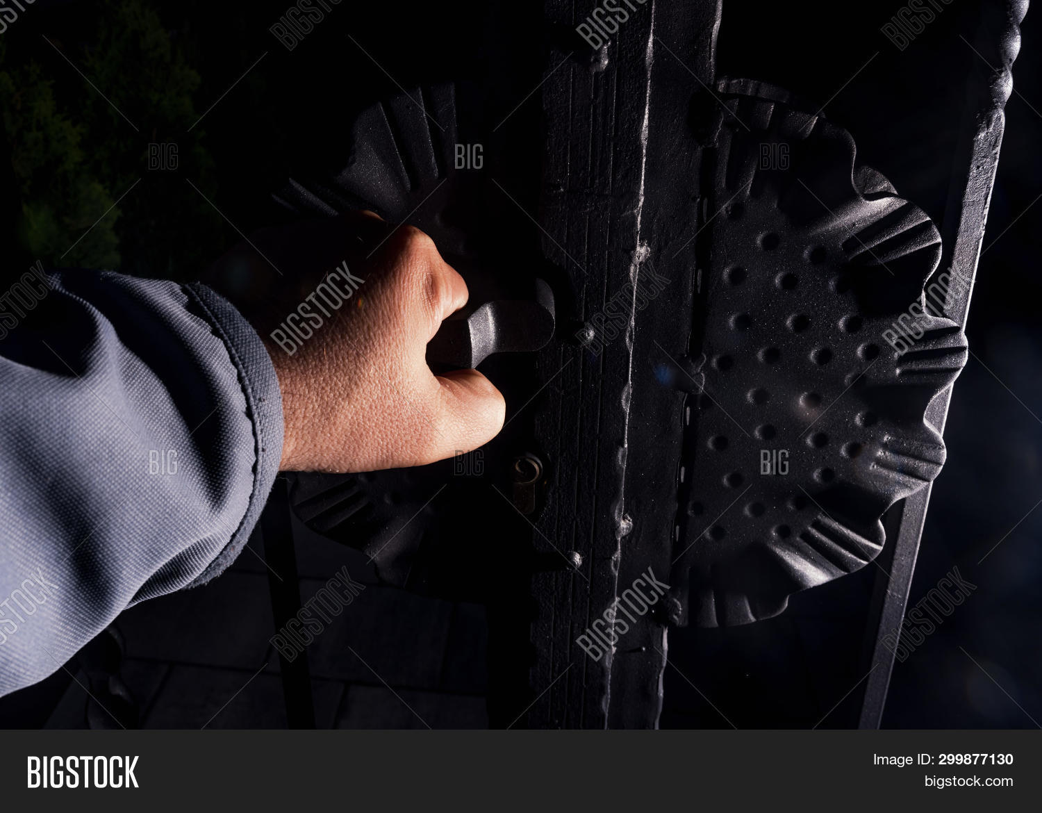 Fence. Hand Opening Image & Photo (Free Trial) | Bigstock