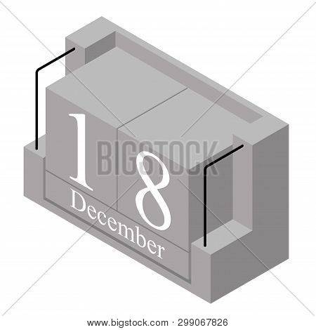 December 18th Date On Vector & Photo (Free Trial) | Bigstock