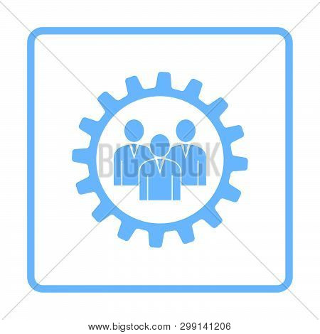 Teamwork Icon. Blue Vector & Photo (Free Trial) | Bigstock