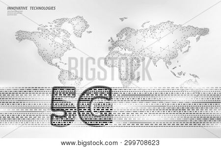World Map 5g Internet Vector & Photo (Free Trial) | Bigstock