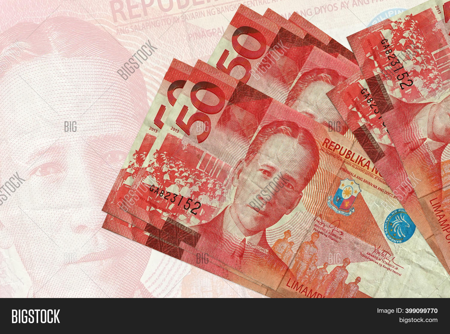 50 Philippine Piso Image & Photo (Free Trial) | Bigstock