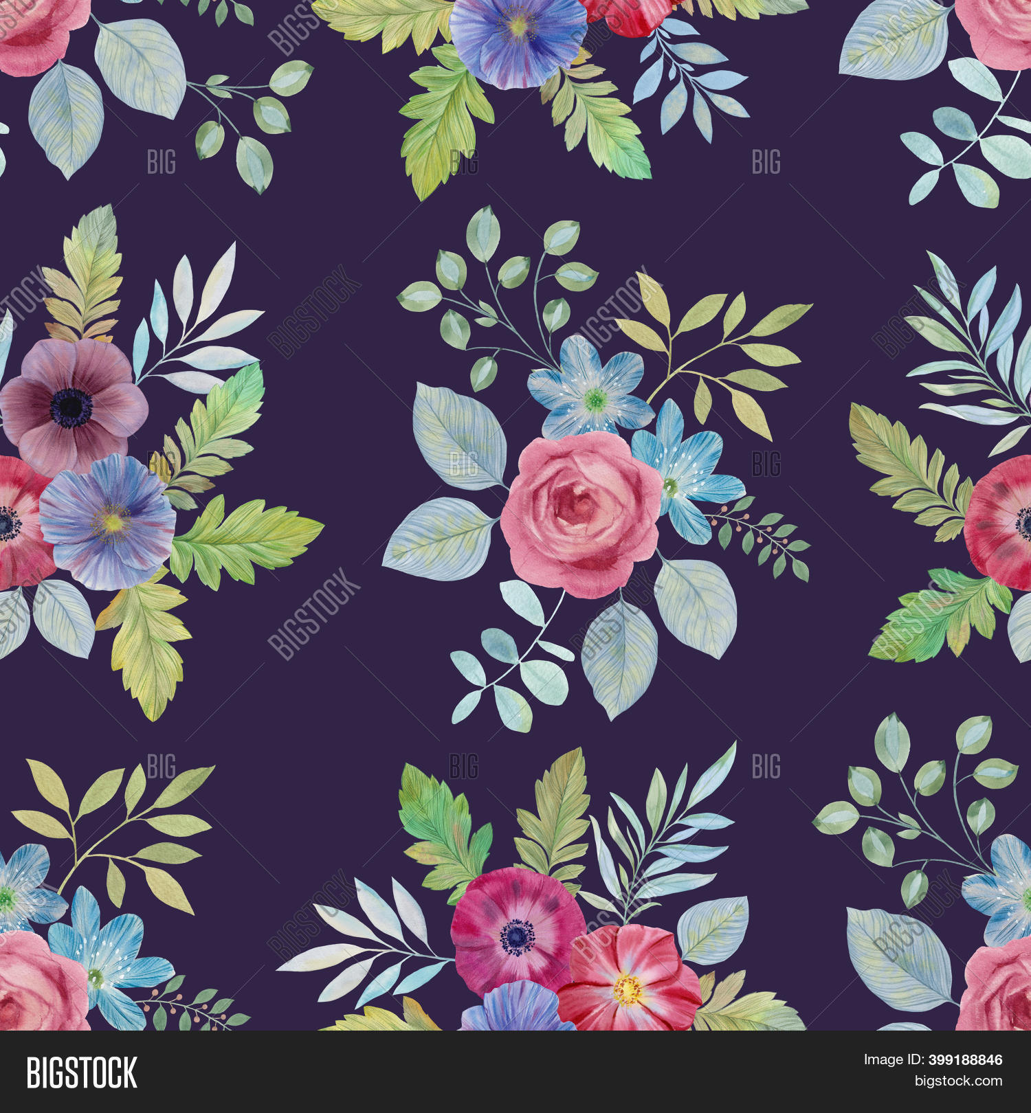 Floral Seamless Image & Photo (Free Trial) | Bigstock