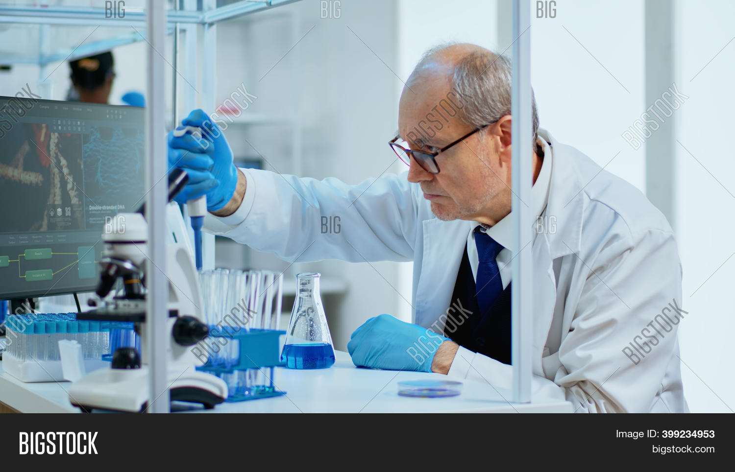 Elderly Man Scientist Image & Photo (Free Trial) | Bigstock