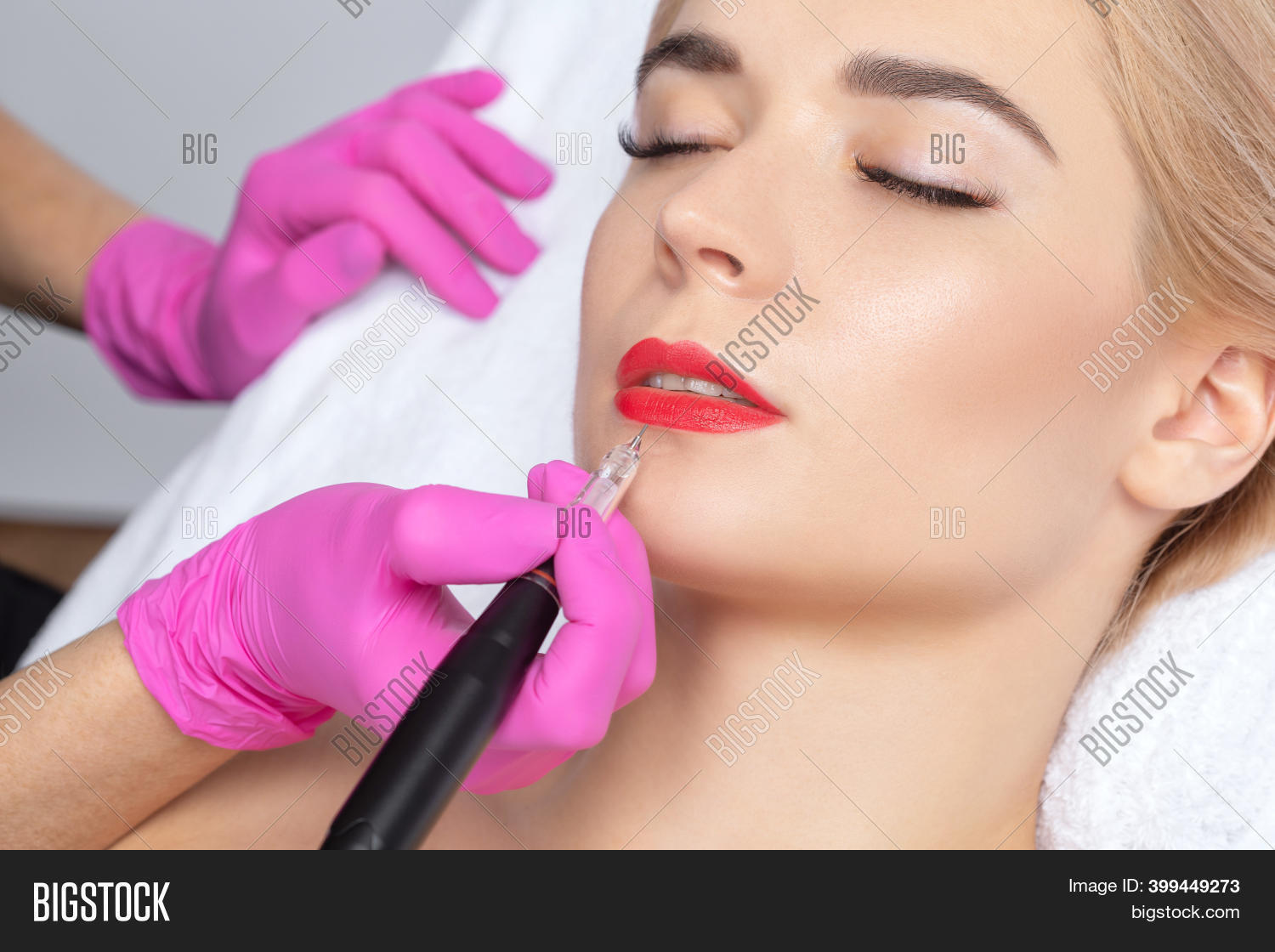 Permanent Make- Red Image & Photo (Free Trial) | Bigstock