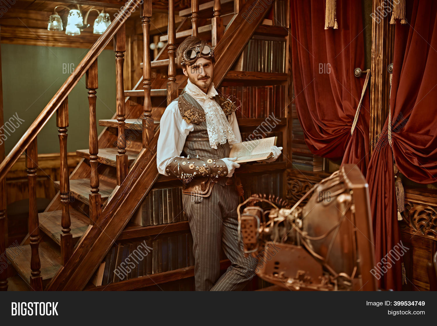 Scientist Steampunk Image & Photo (Free Trial) | Bigstock