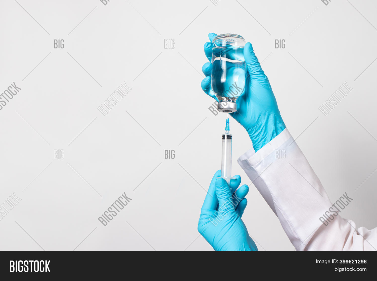 Nurse Collects Saline Image & Photo (Free Trial) | Bigstock