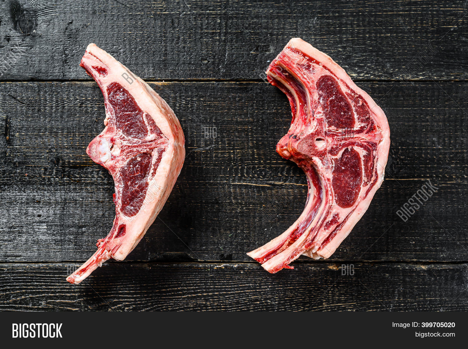 Raw Lamb Chops Fresh Image & Photo (Free Trial) | Bigstock