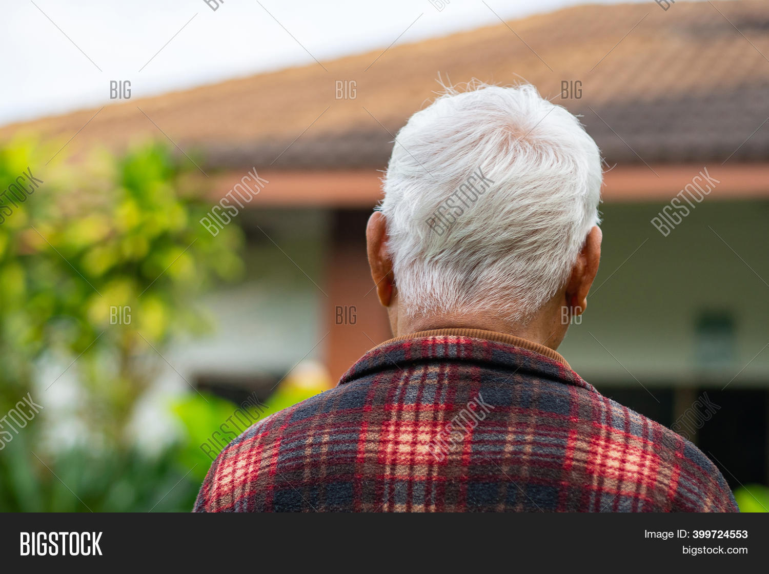 Back View Elderly Image & Photo (Free Trial) | Bigstock