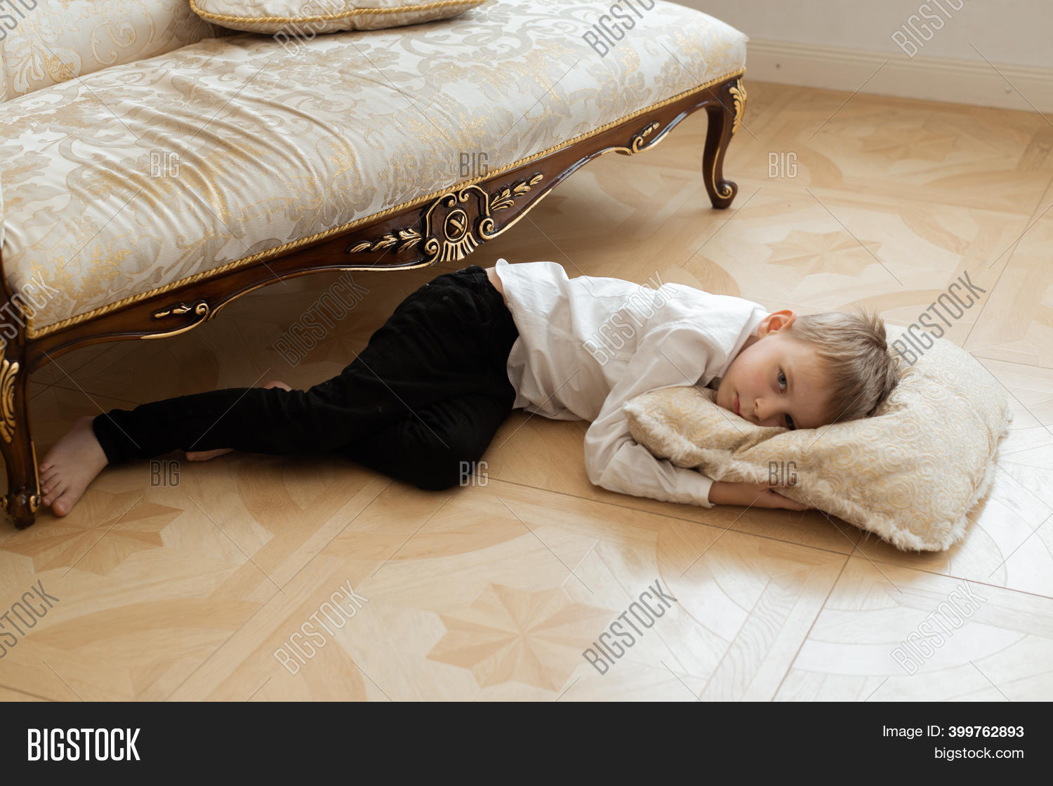 Young Boy Lying On Image & Photo (Free Trial) | Bigstock