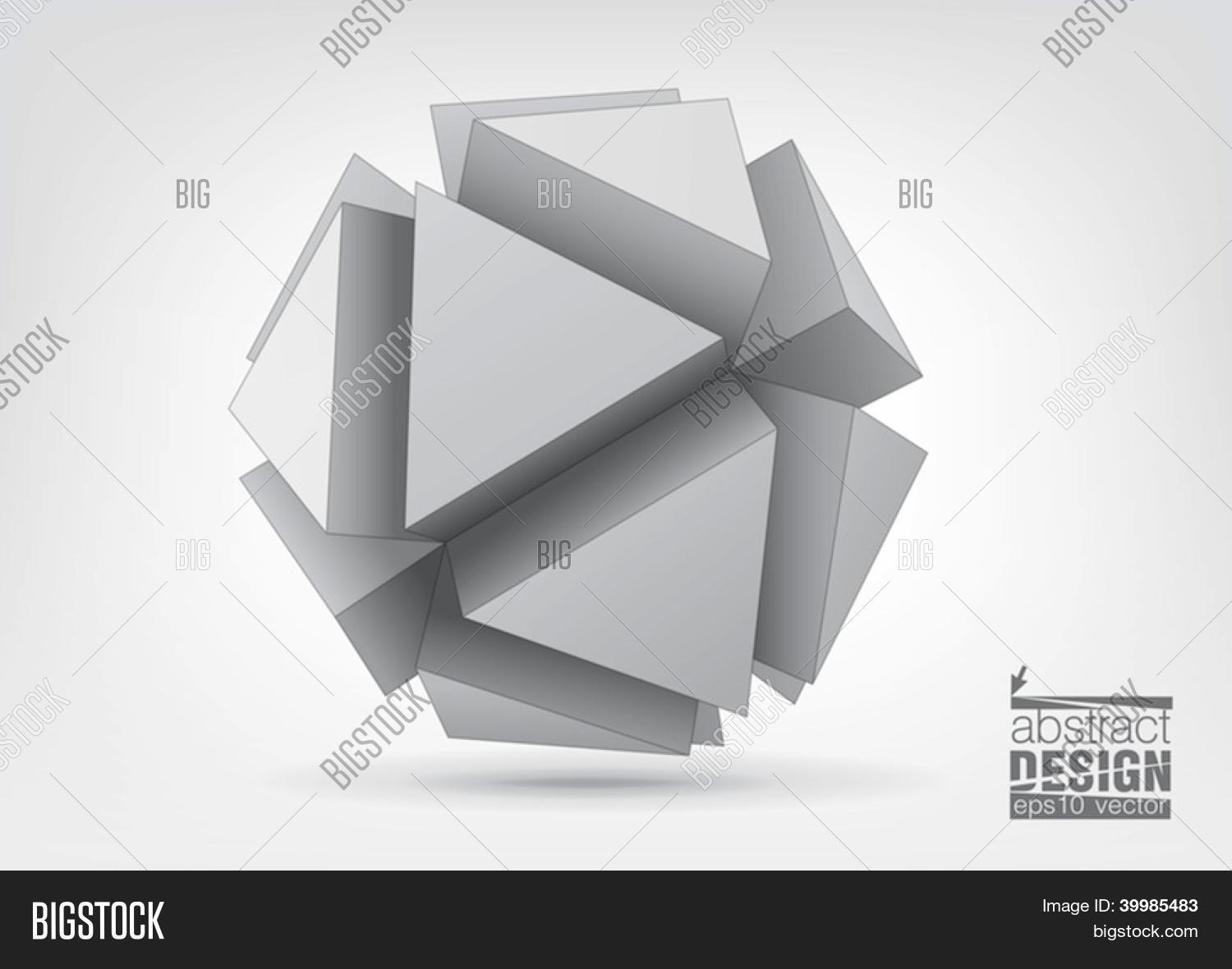 Vector Polyhedron Vector & Photo (Free Trial) | Bigstock