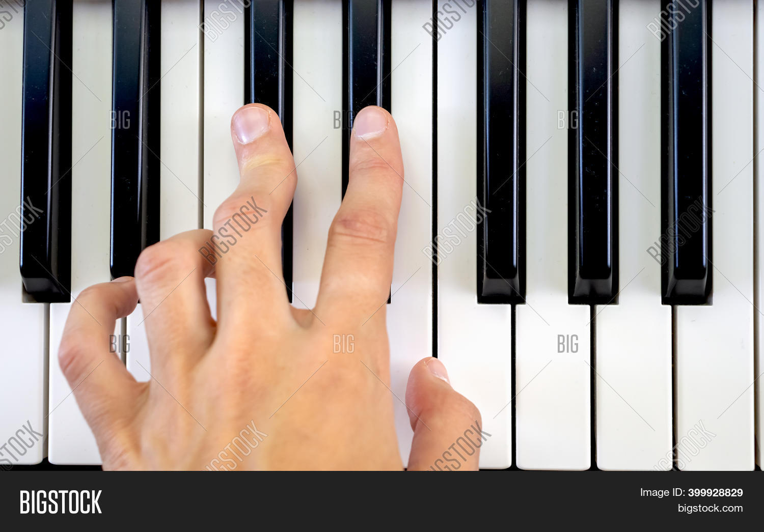 Fingers Play Chords On Image & Photo (Free Trial) | Bigstock