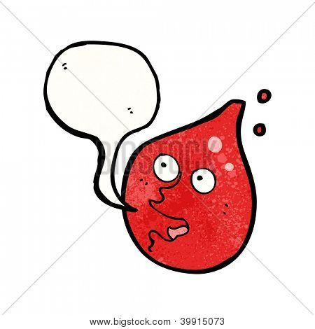 Cartoon Blood Drop Vector & Photo (Free Trial) | Bigstock