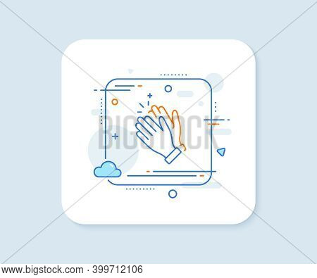 Clapping Hands Line Vector & Photo (Free Trial) | Bigstock
