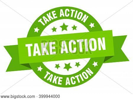 Take Action Round Vector & Photo (Free Trial) | Bigstock