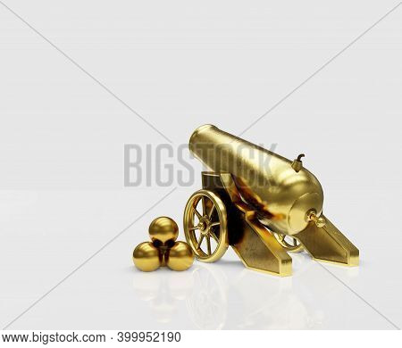 Ancient Golden Cannon Image & Photo (Free Trial) | Bigstock