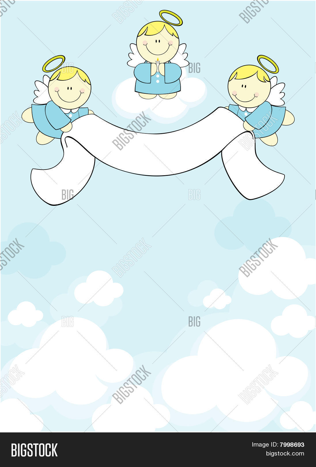 Three Little Angels Vector & Photo (Free Trial) | Bigstock