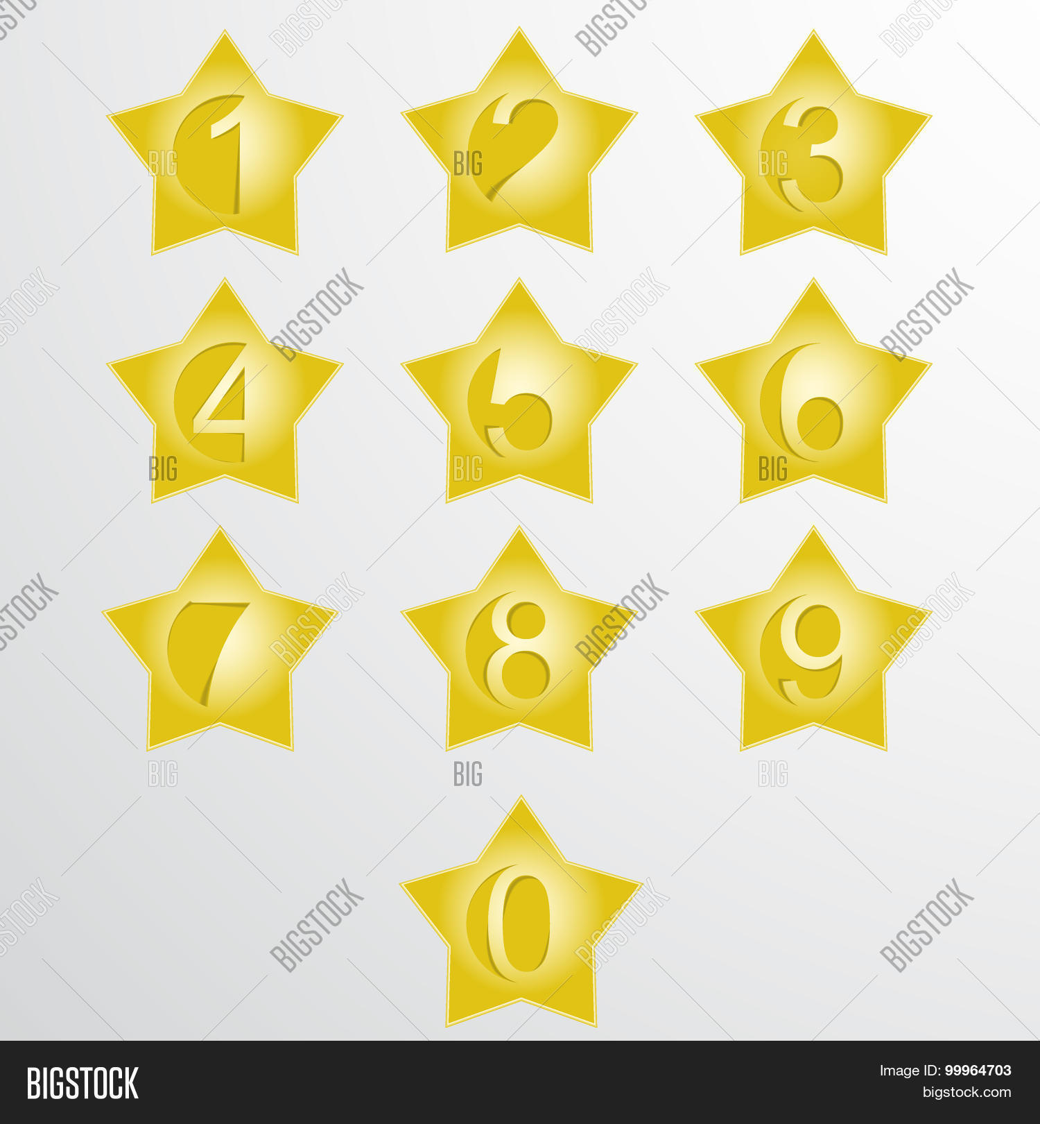 Vector Numbers Number Vector & Photo (Free Trial) | Bigstock