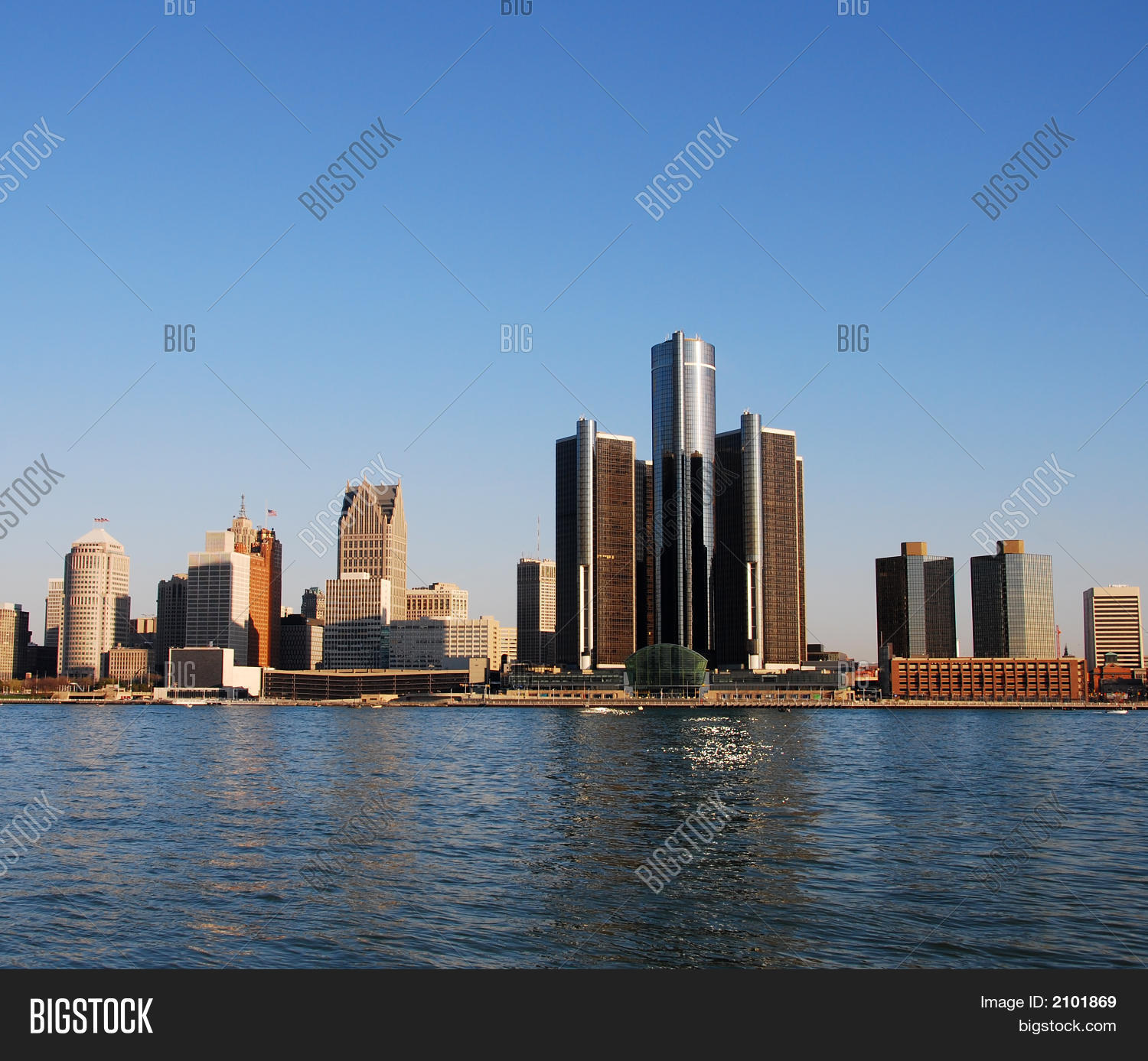 Detroit City Skyline Stock Photo & Stock Images | Bigstock