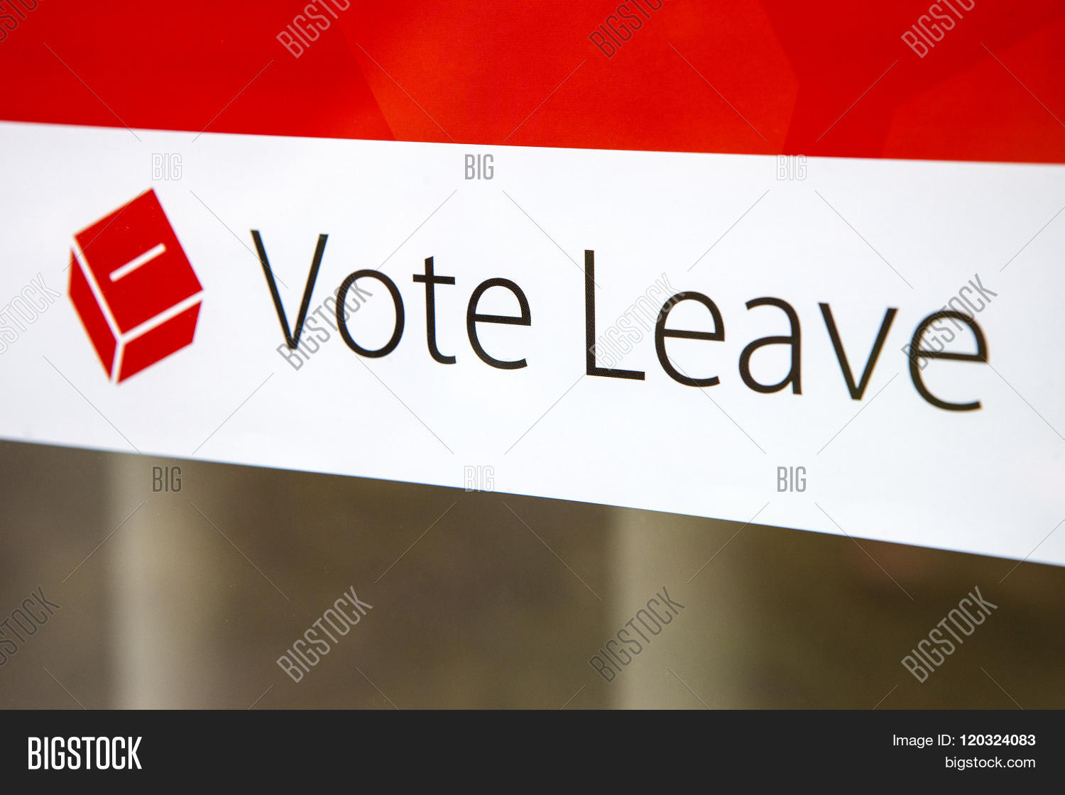 Vote Leave Campaign Poster Image & Photo | Bigstock