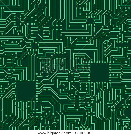 Seamless pattern. Computer circuit board. Stock Vector & Stock Photos ...
