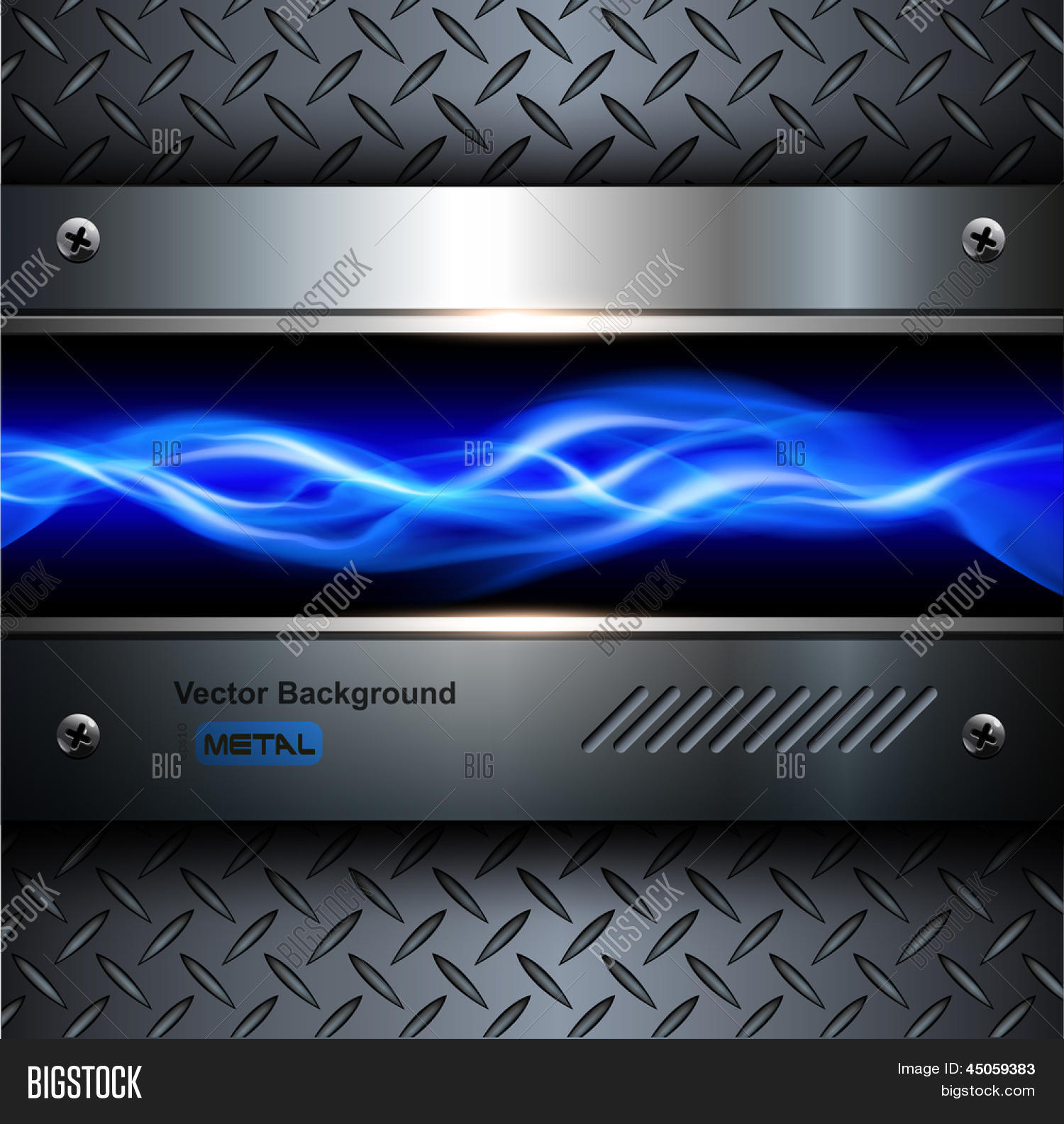 Technology background,3D steel metallic, abstract vector. Stock Vector ...