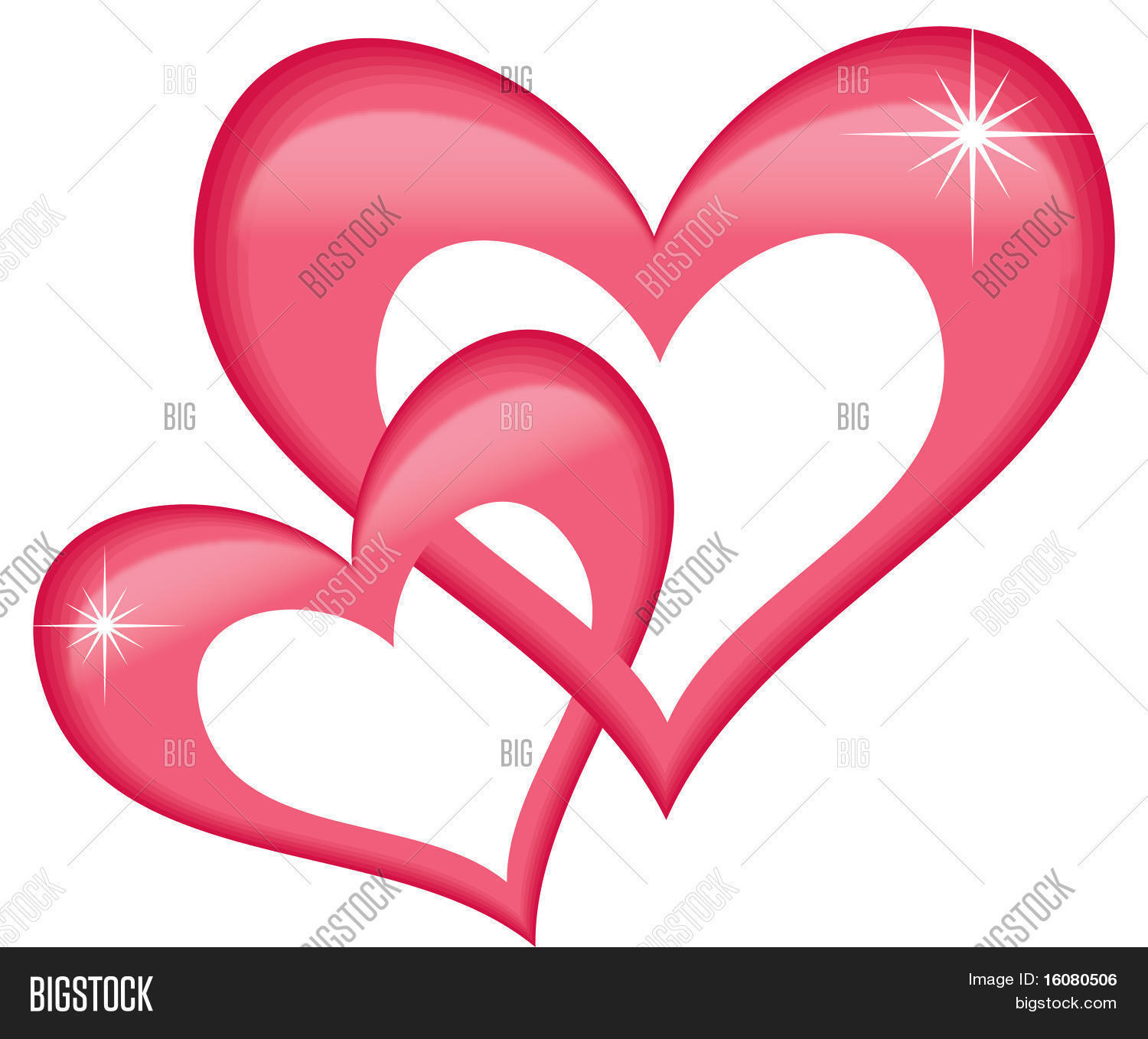 Double Heart Stock Vector & Stock Photos | Bigstock