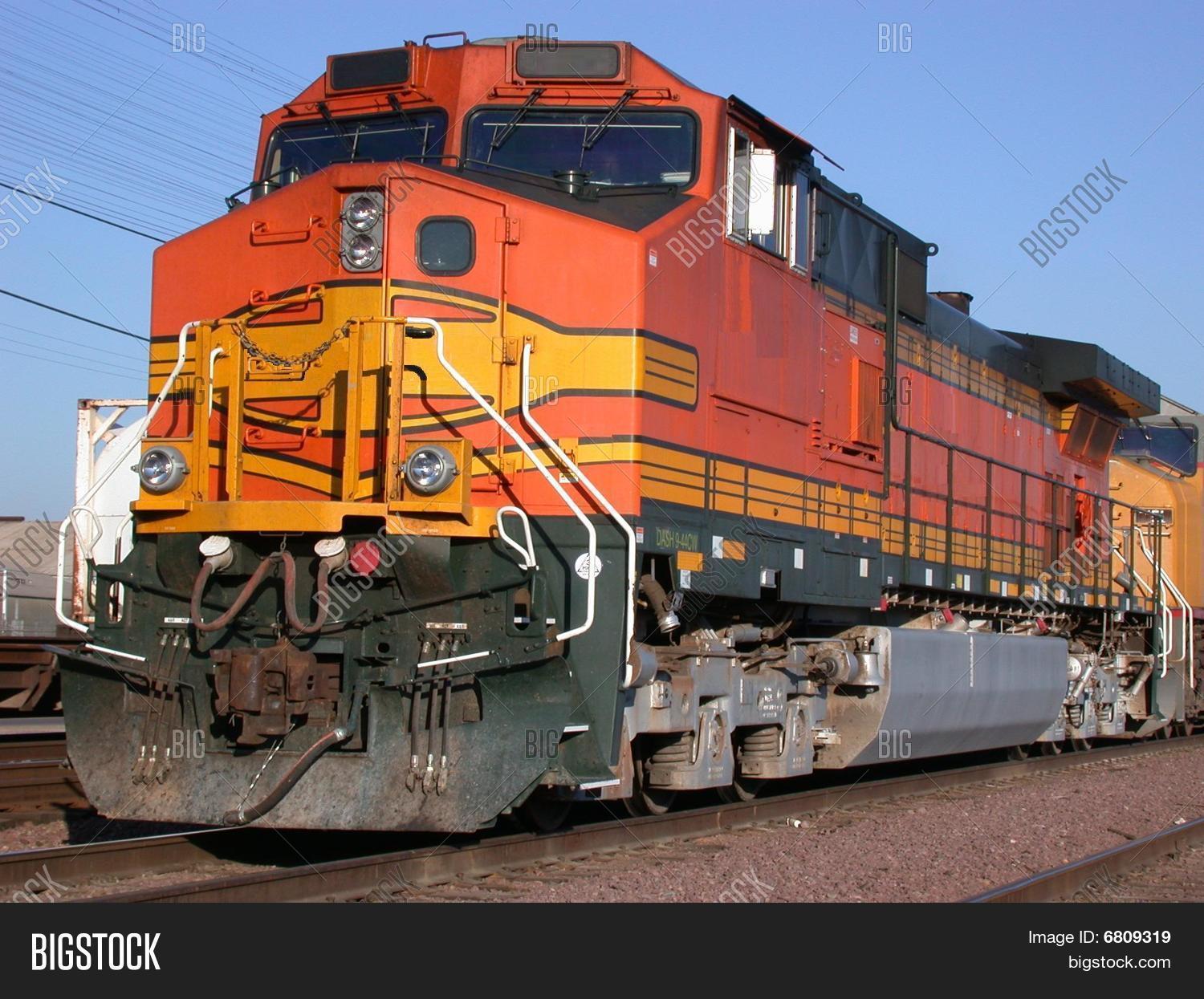 Orange locomotive Stock Photo & Stock Images | Bigstock