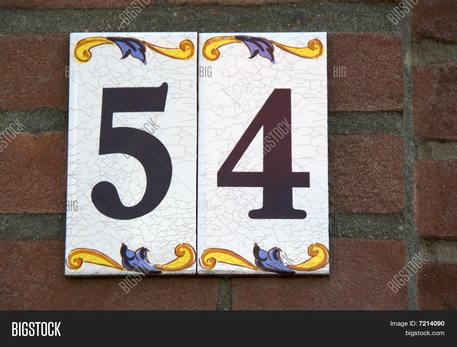 House Number: 54 Image & Photo | Bigstock