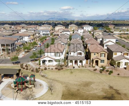 Suburban Community Housing Stock Photo & Stock Images | Bigstock