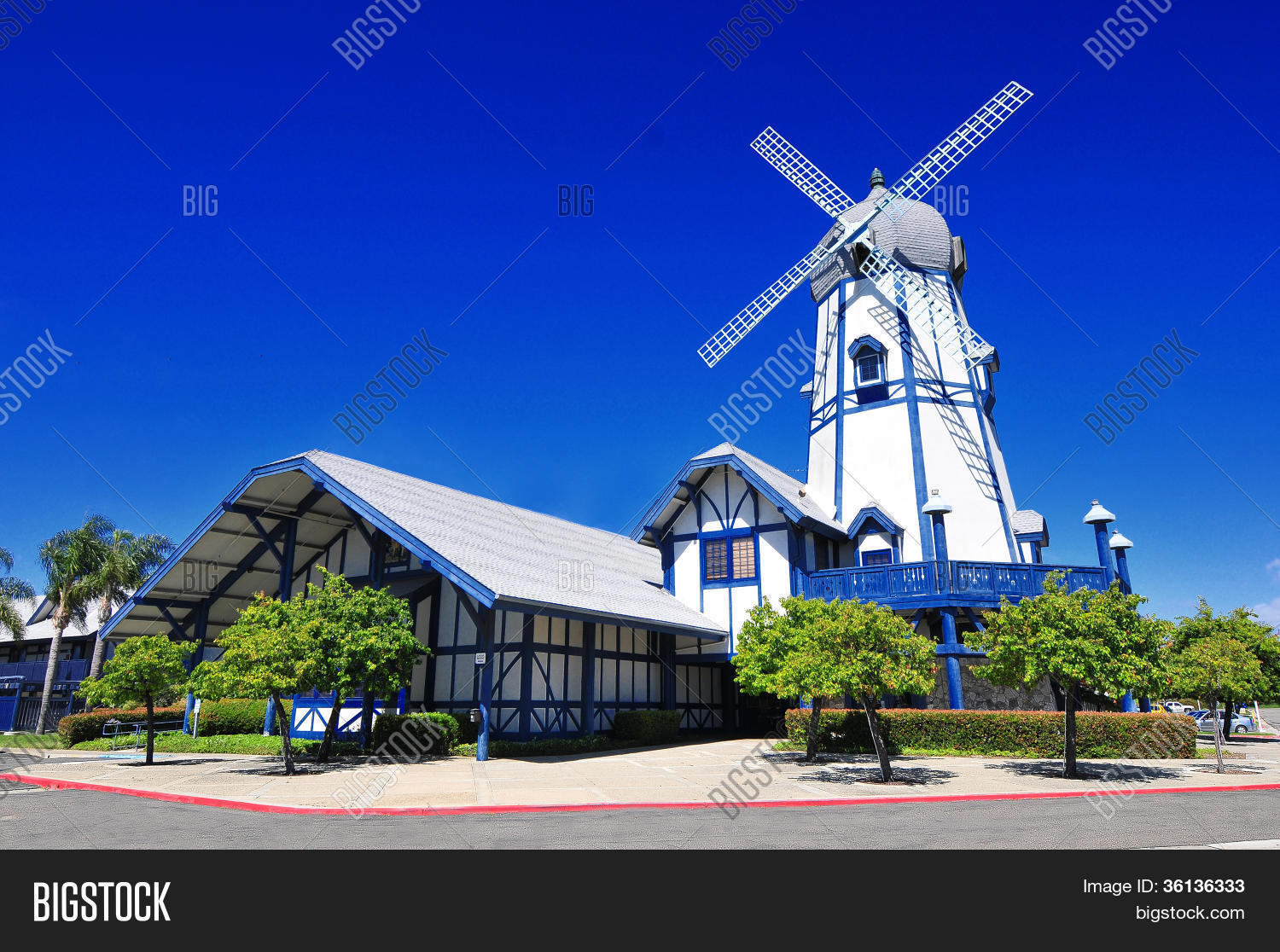 Carlsbad Windmill California San Image & Photo | Bigstock