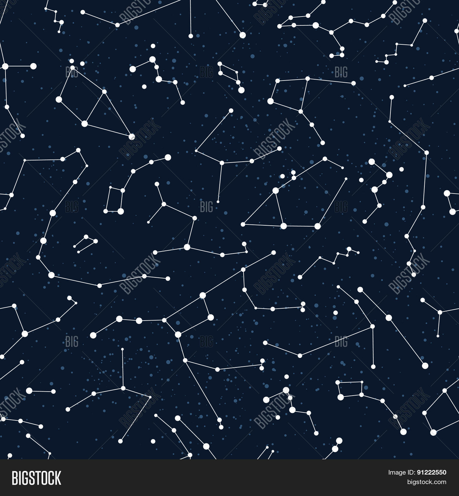 Vector constellations background, Stock Vector & Stock Photos | Bigstock