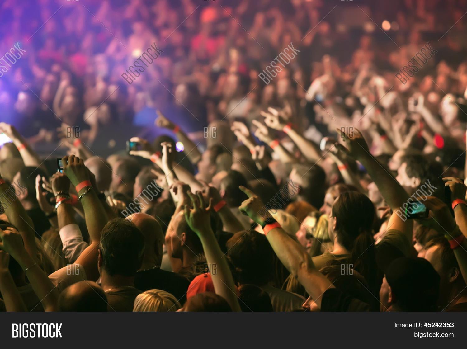 Crowd Music Concert, Audience Image & Photo | Bigstock