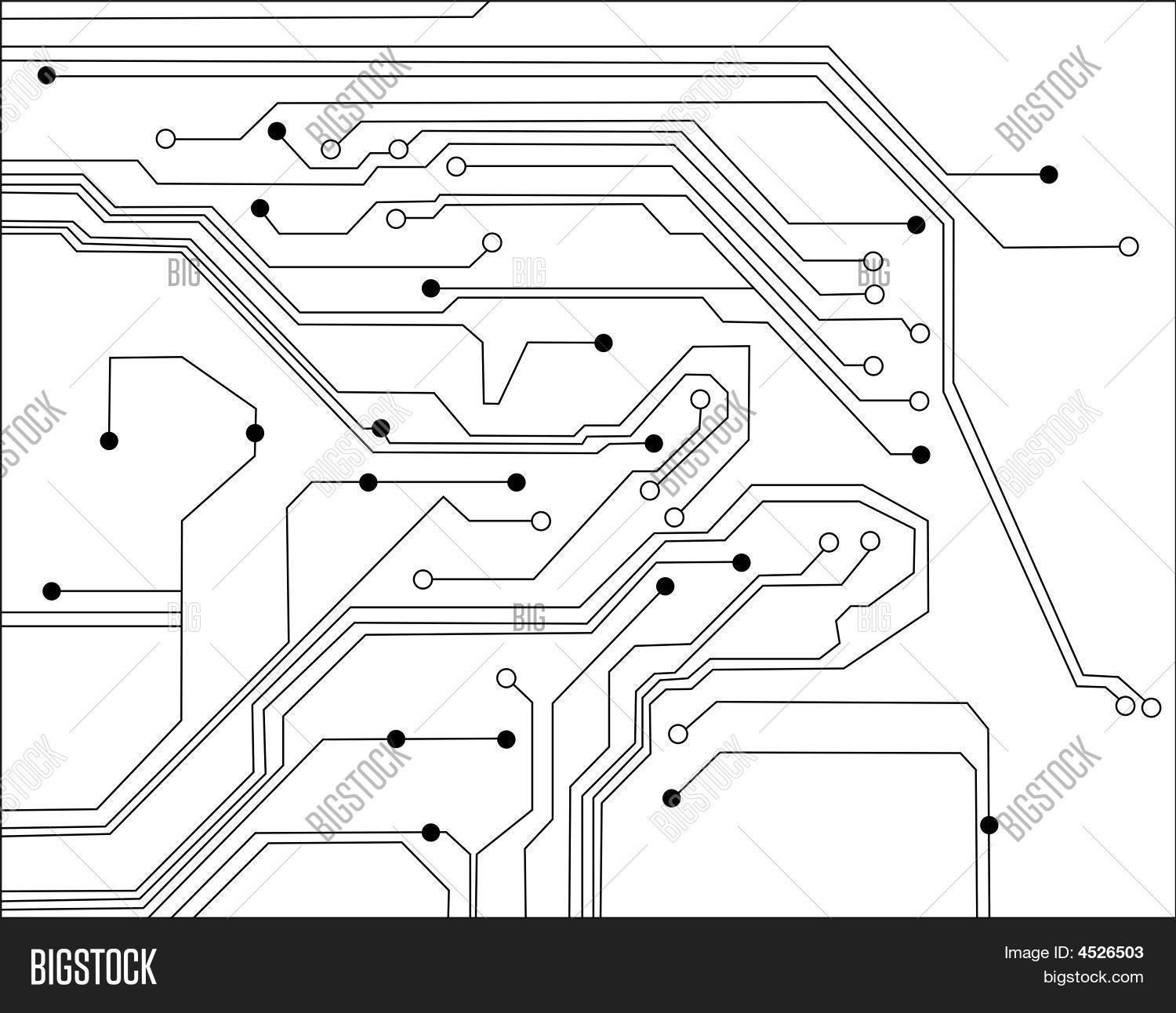 Scheme Electronic Vector Stock Vector & Stock Photos | Bigstock