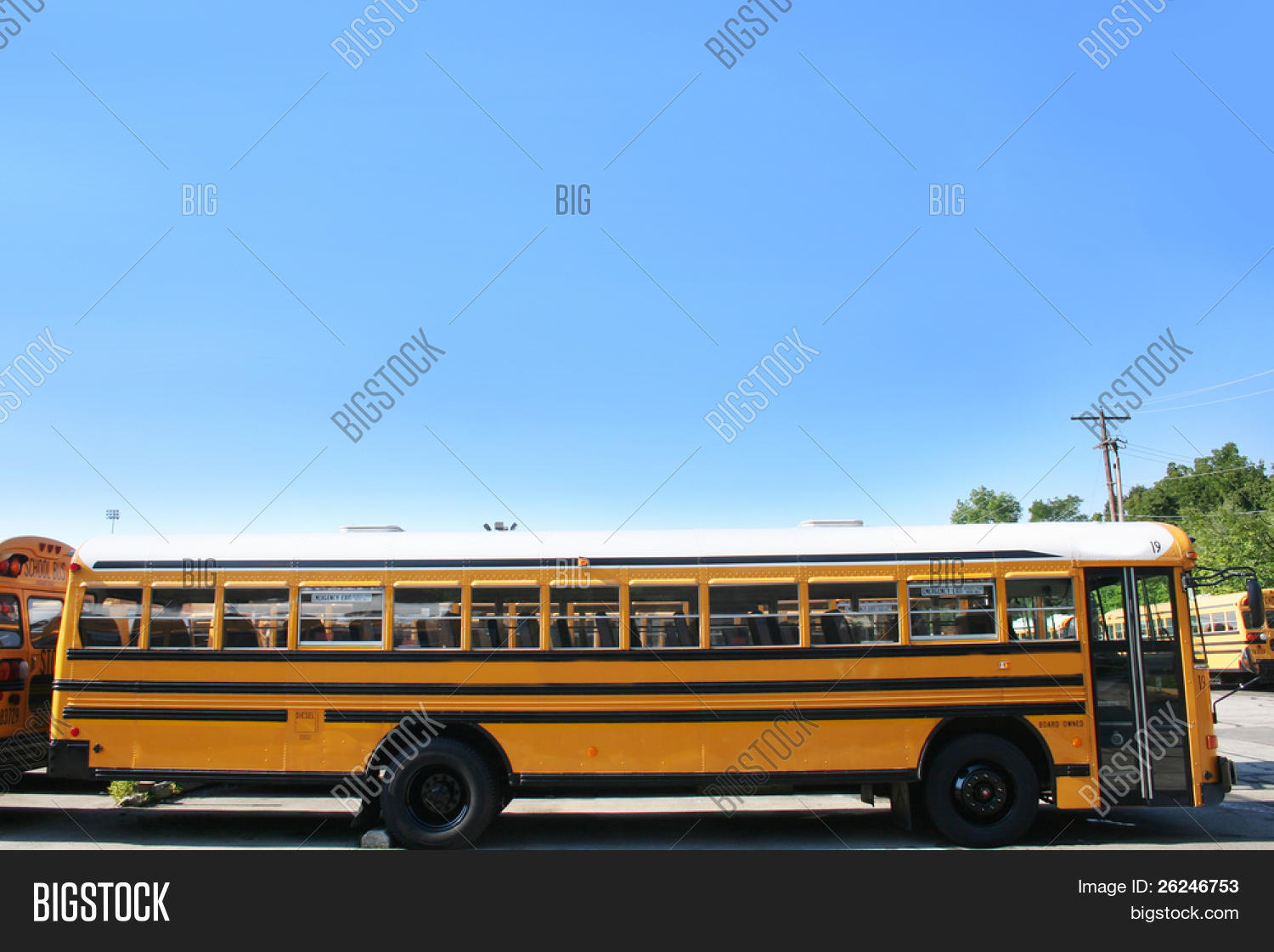 Side View School Bus Image & Photo | Bigstock