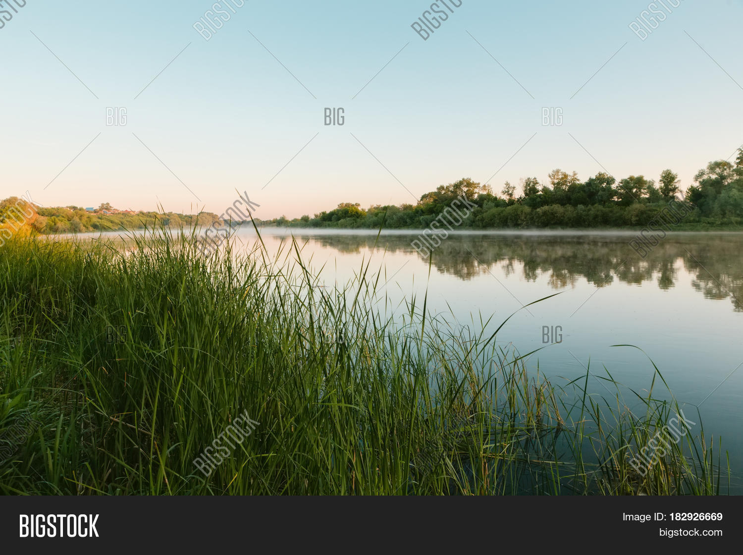 River Dawn Rushes Stock Photo & Stock Images | Bigstock