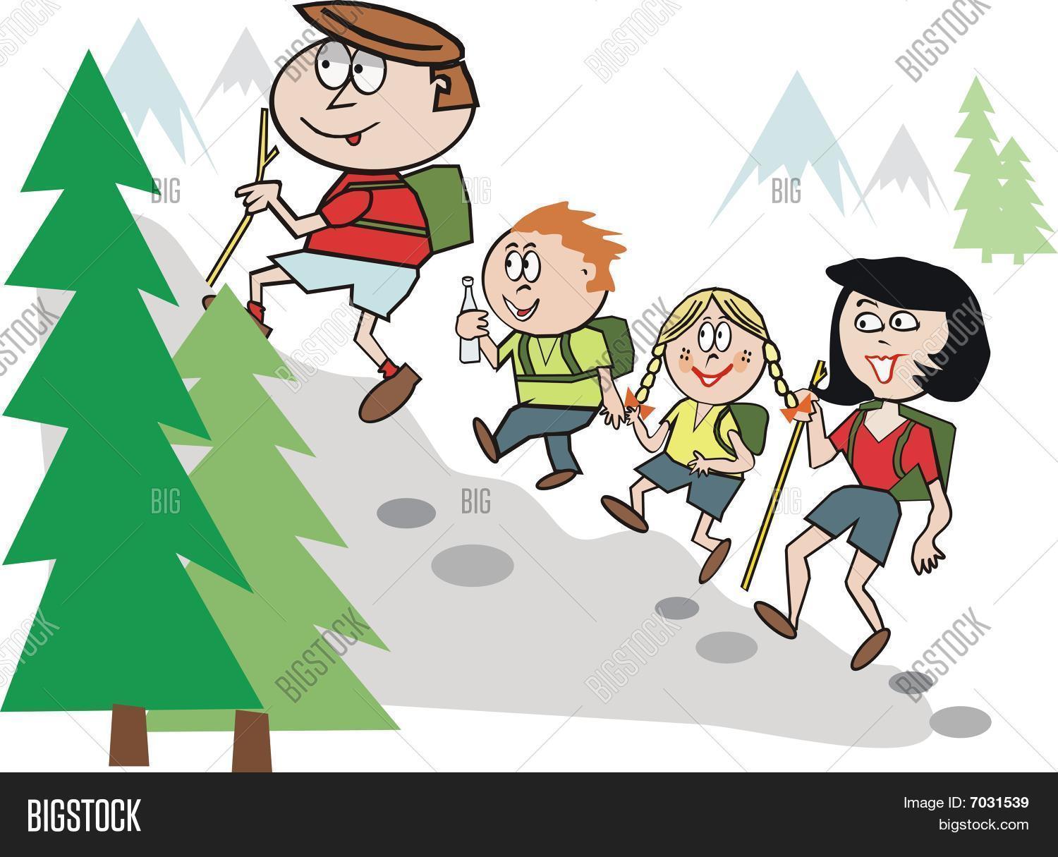 „Familie Wandern cartoon“ Stock-Vektorgrafiken & Stockfotos | Bigstock
