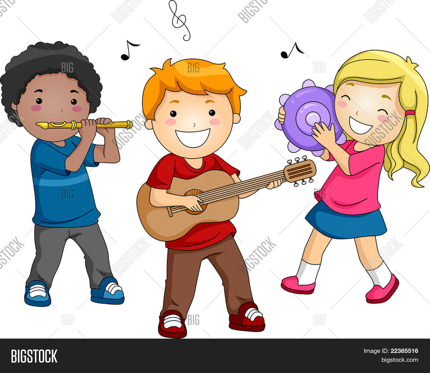Illustration Kids Playing Vector & Photo | Bigstock