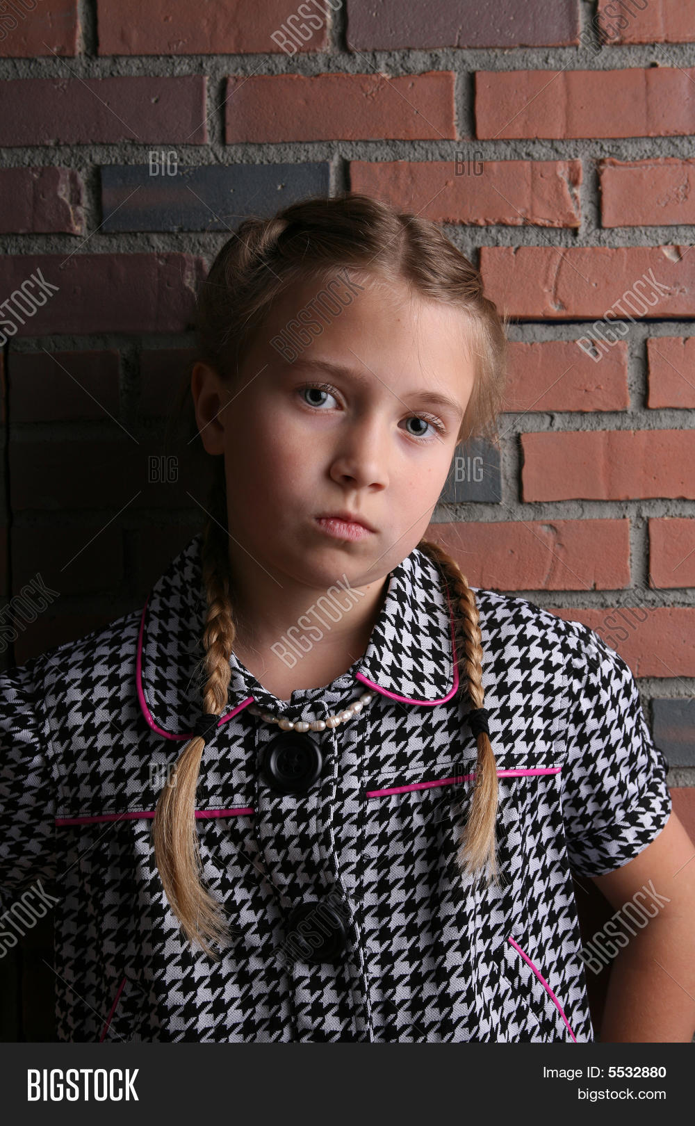Pretty Young Girl With Angry Looking Pout Stock Photo & Stock Images ...