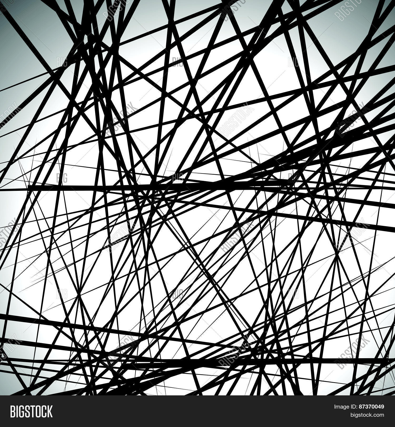 Random Lines Abstract Background. Vector & Photo | Bigstock