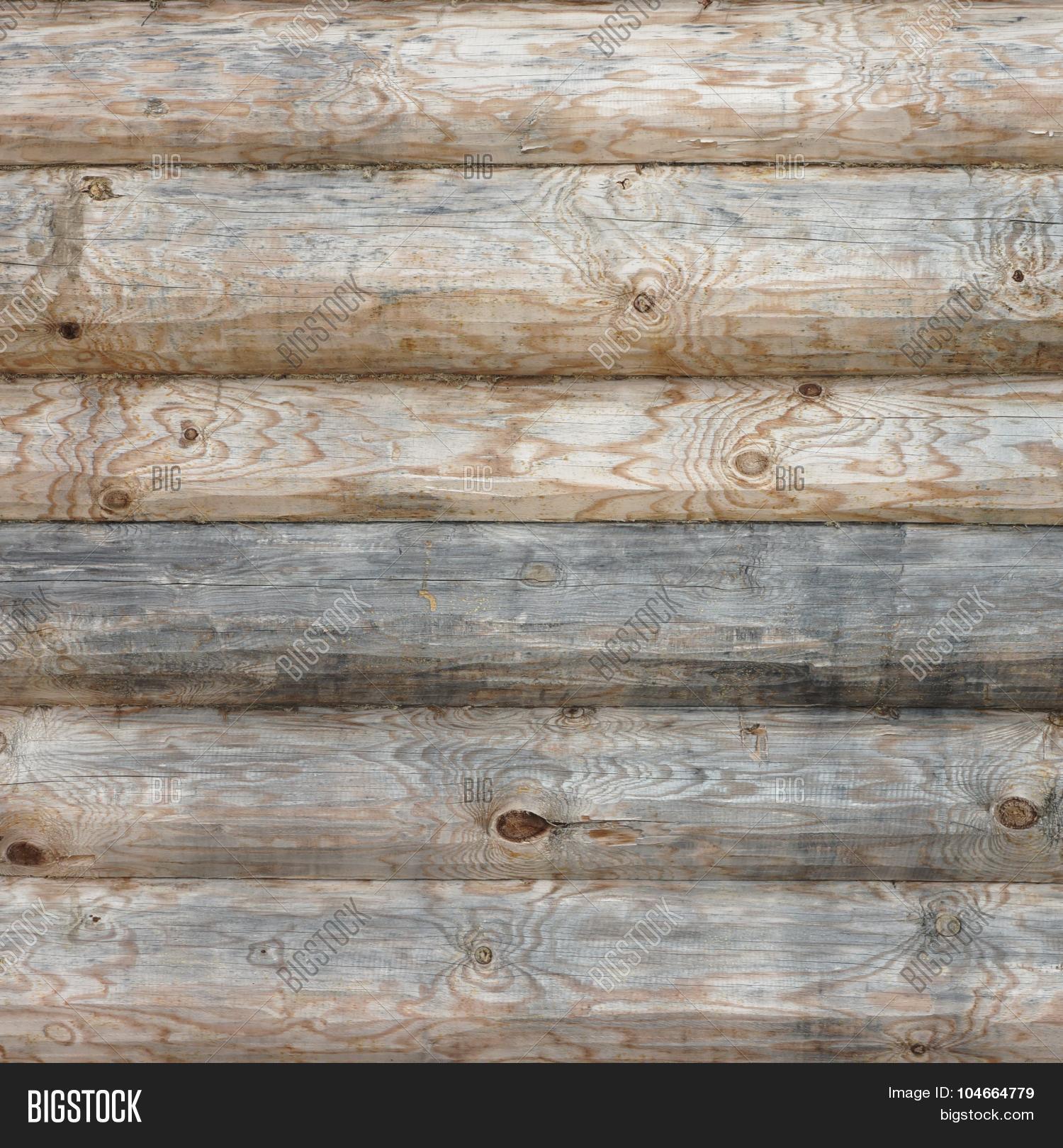 Wooden Log Cabin Old Wall Natural Image & Photo | Bigstock