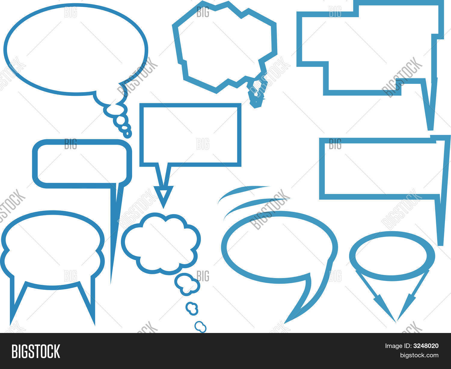 Set Different Dialog Box, Vector Vector & Photo | Bigstock