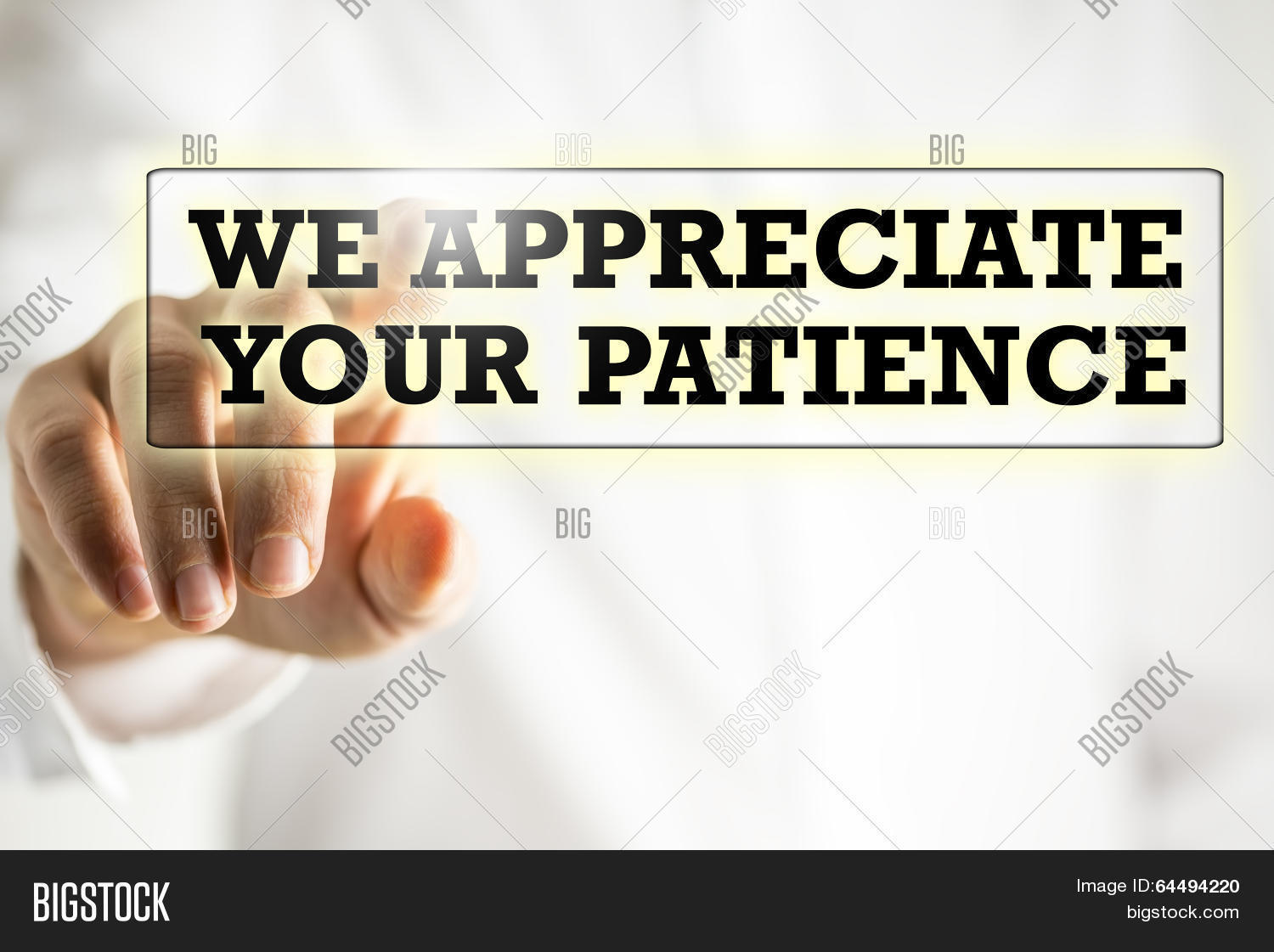 We Appreciate Your Patience Image & Photo | Bigstock
